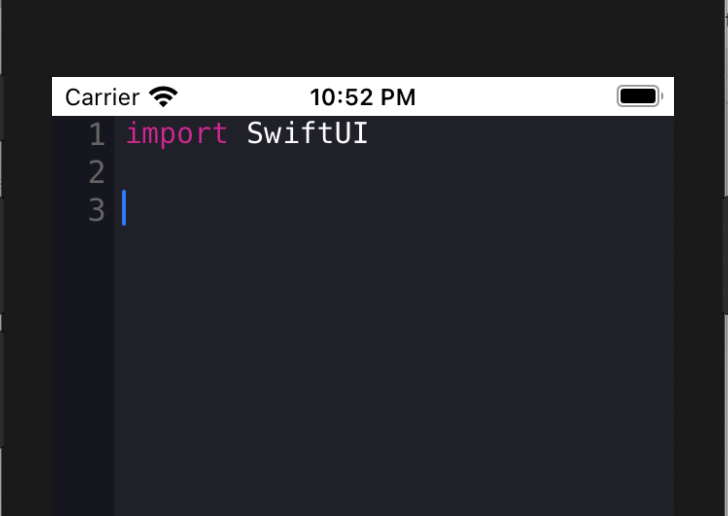 Swiftui 精品组件之手机版多功能代码编辑支持语法高亮与行号(教程含源码) - 小专栏