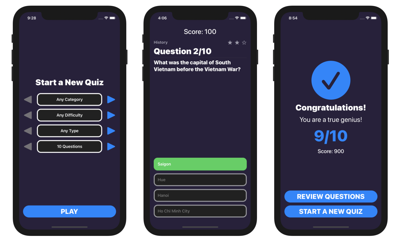 Swiftui Ios 完整项目之答题闯关类网络数据请求app(教程含源码) - 小专栏