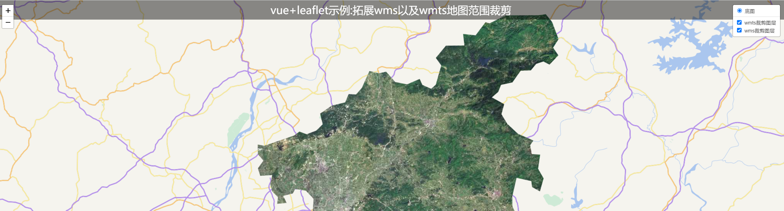 Vueleaflet示例拓展wms以及wmts地图范围裁剪附源码下载 － 小专栏